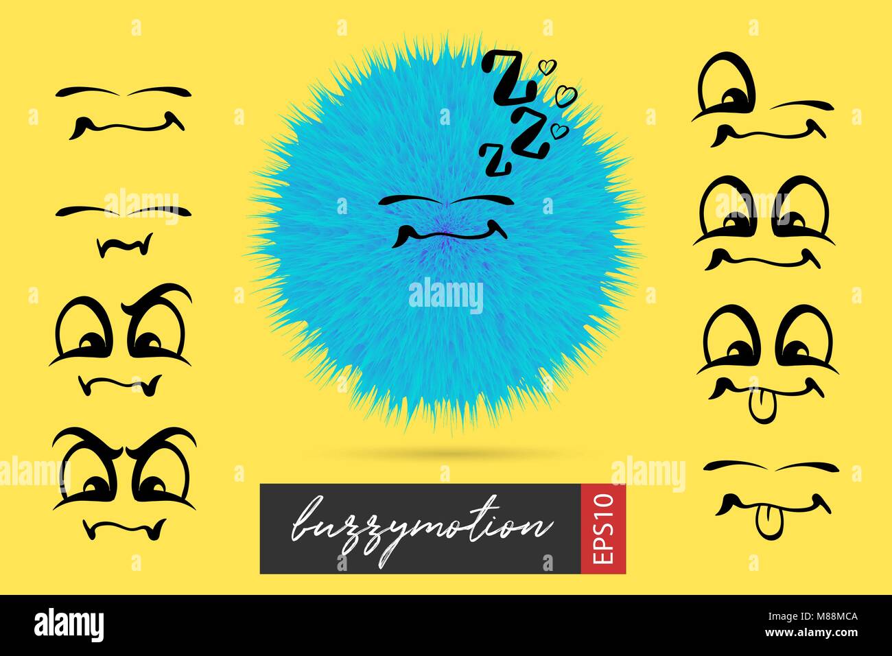Fuzzy circle Stock Vector Images - Alamy