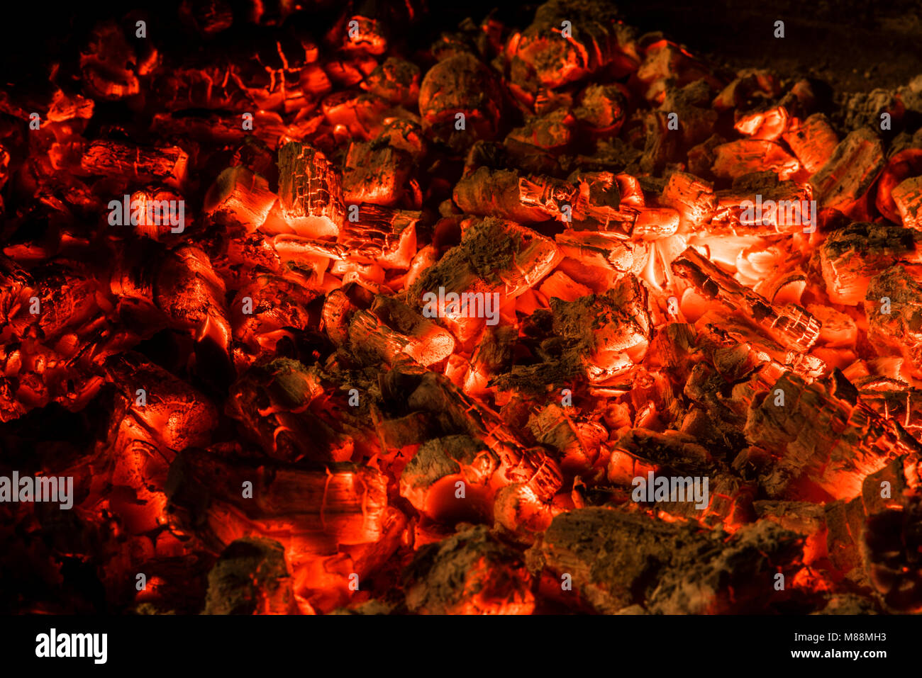 Barbecue bbq glow flame fire hi-res stock photography and images - Alamy
