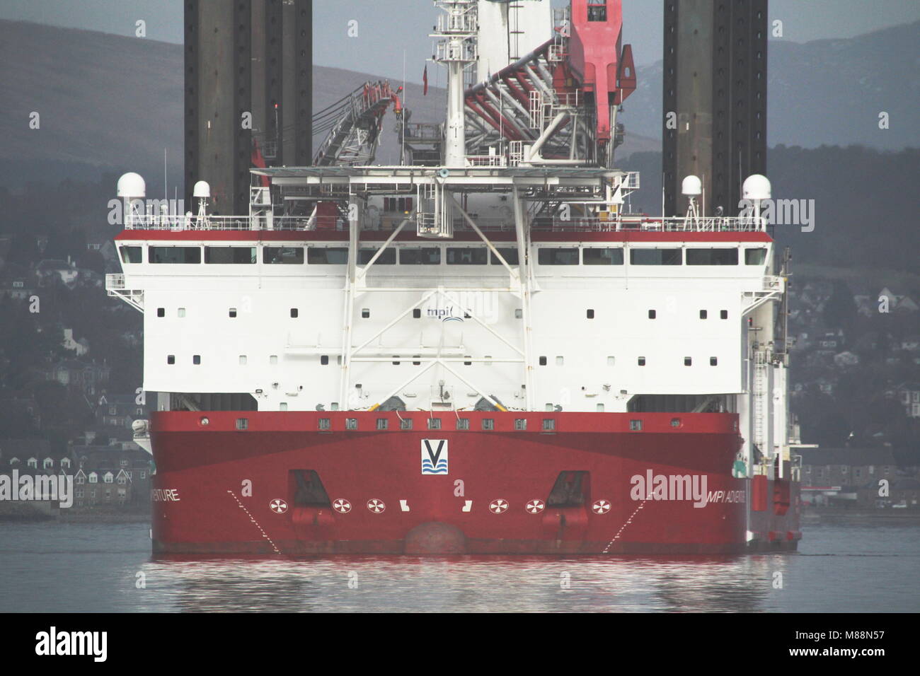 Wind turbine installation vessel hi-res stock photography and images ...