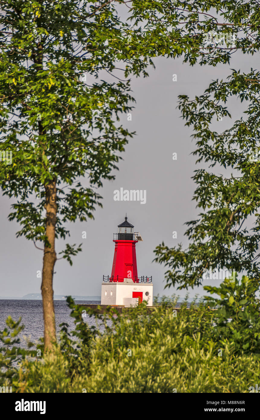 Menominee pierhead lighthouse hi-res stock photography and images - Alamy