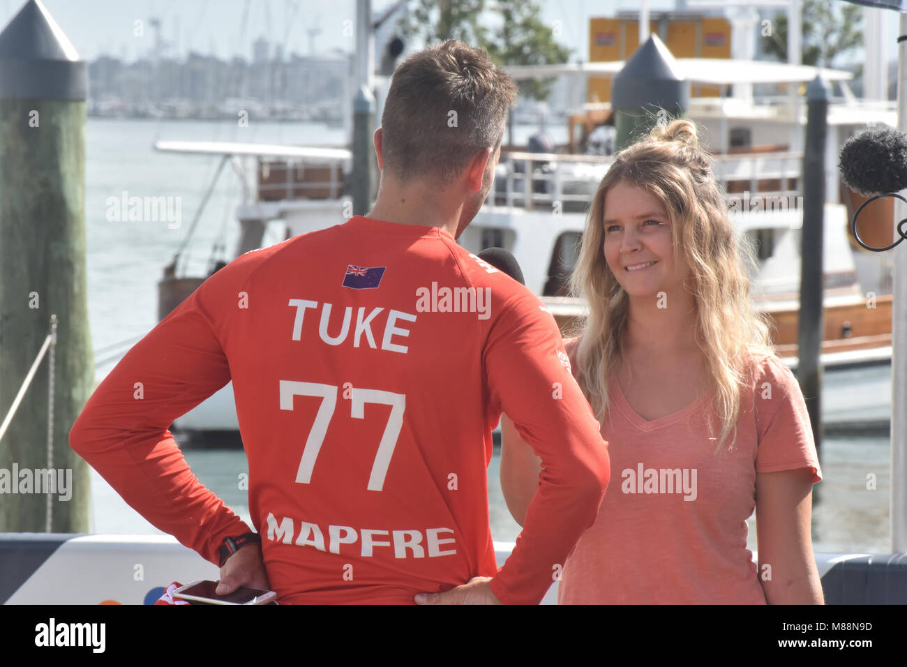 Auckland, New Zealand. 16th Mar, 2018. New Zealand sailor Blair Tuke of ...