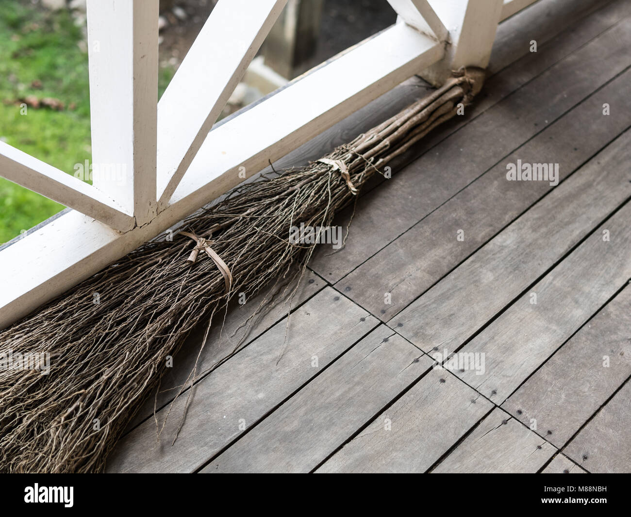 Old vintage broom hi-res stock photography and images - Alamy