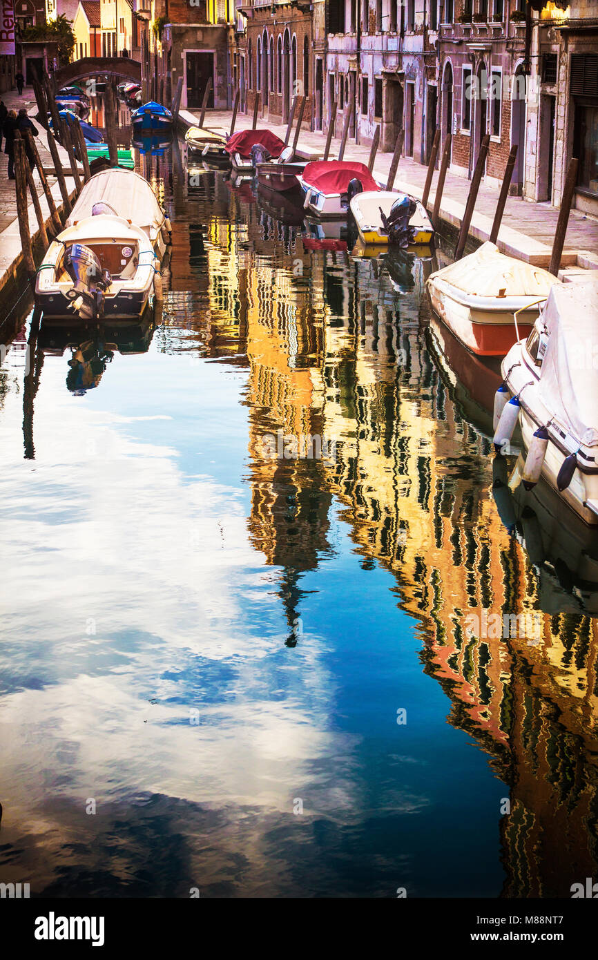 Reflections of Venice Stock Photo - Alamy