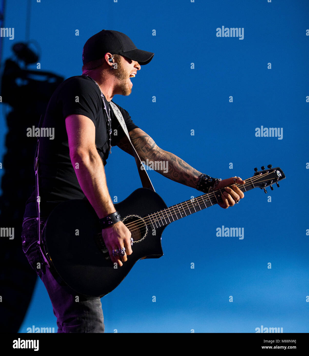 LAS VEGAS, NV - April 5: Brantley Gilbert pictured at the ACM ...