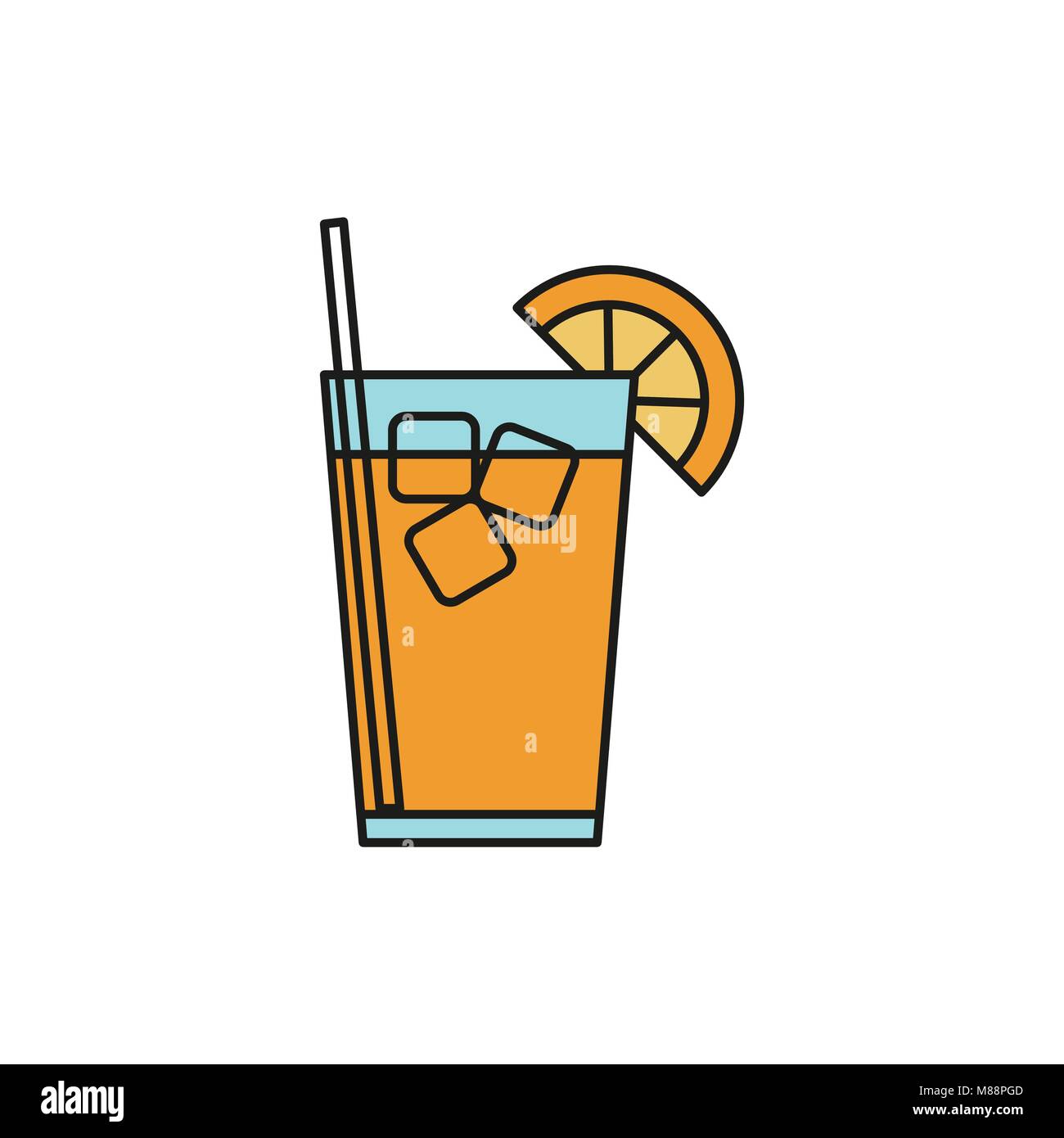 Fruit juice syrup Stock Vector Images - Alamy