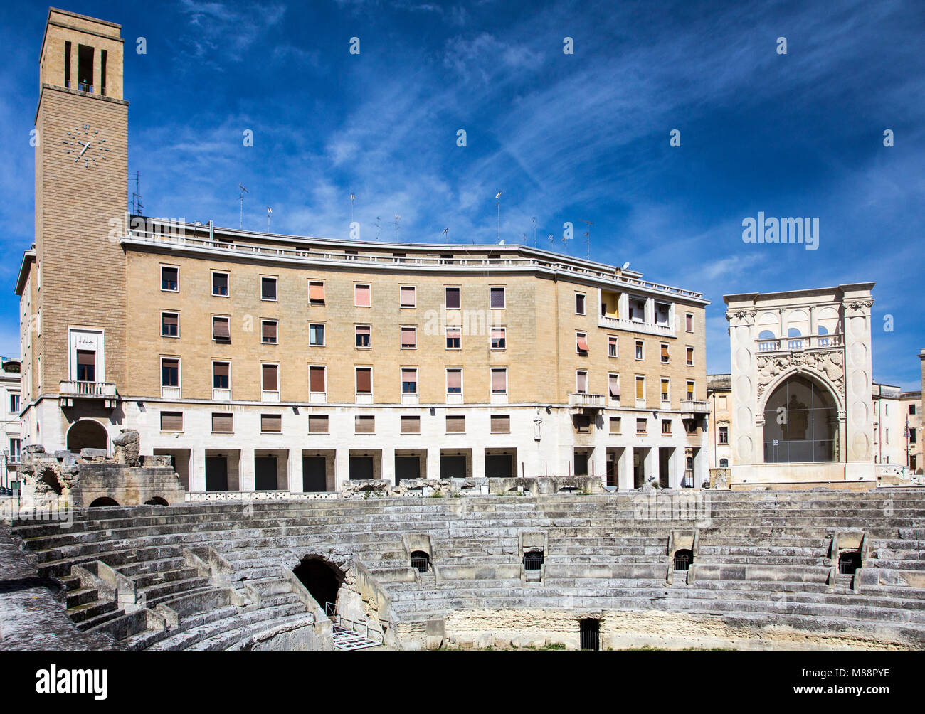Puglia lecce amphitheatre hi-res stock photography and images - Alamy
