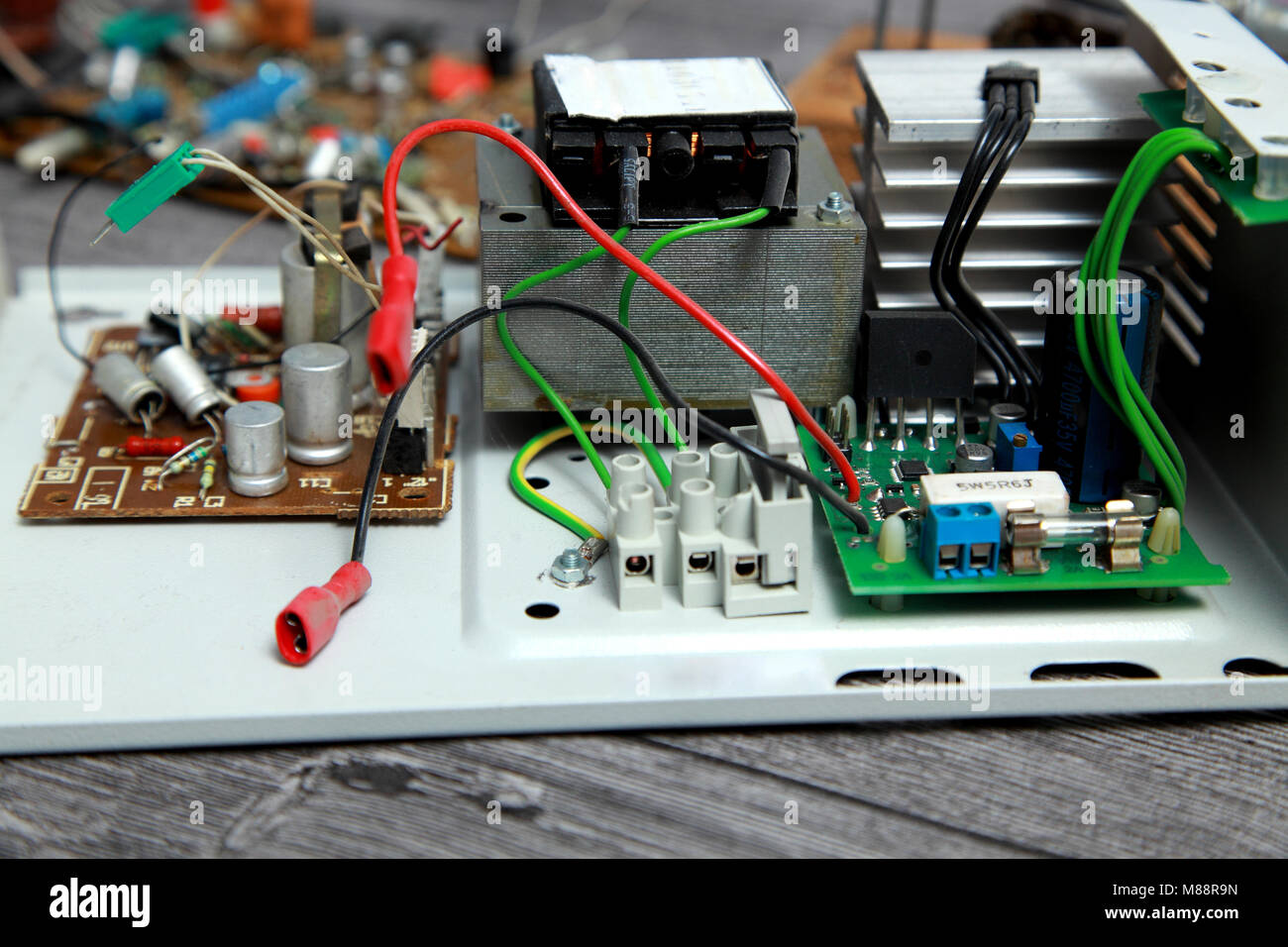 The power supply in disassembled form Stock Photo - Alamy