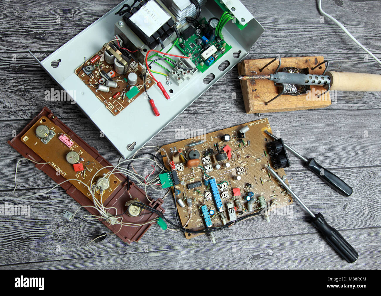 Computer parts abstract hi-res stock photography and images - Alamy