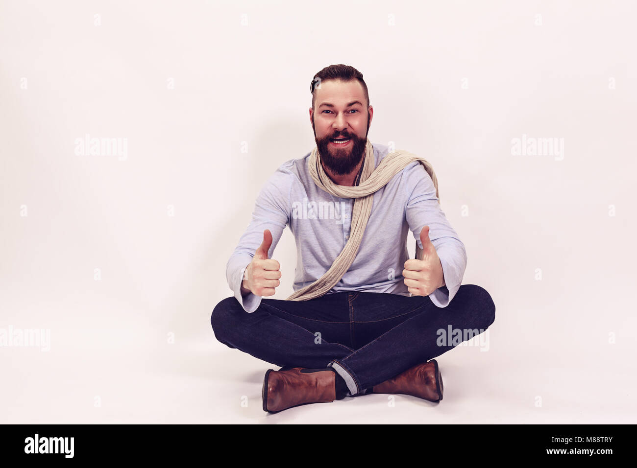 Positive smile hi-res stock photography and images - Alamy