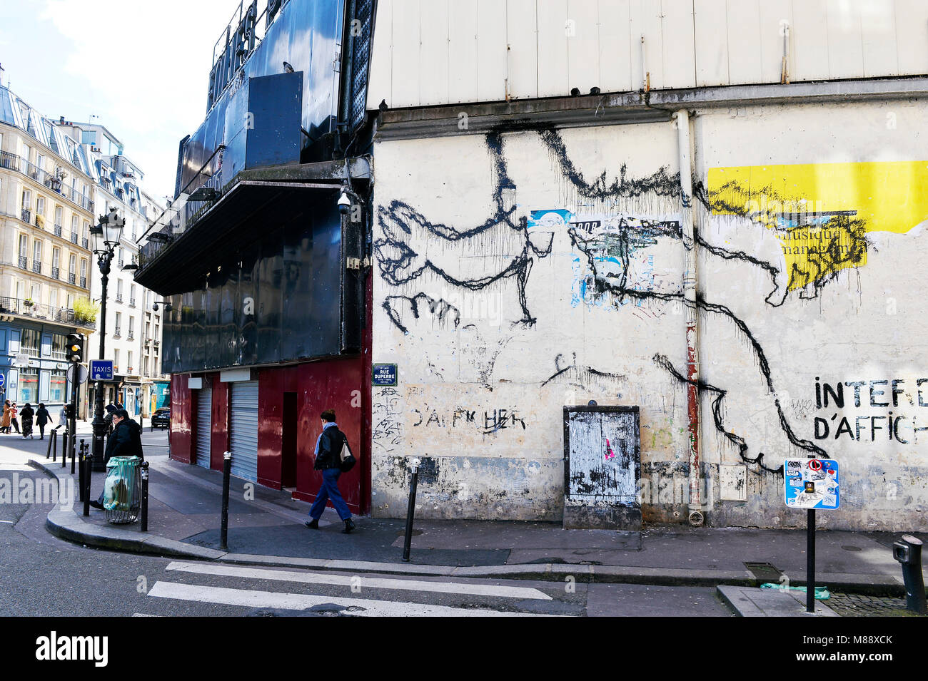 Montmartre area, Paris, France Stock Photo - Alamy