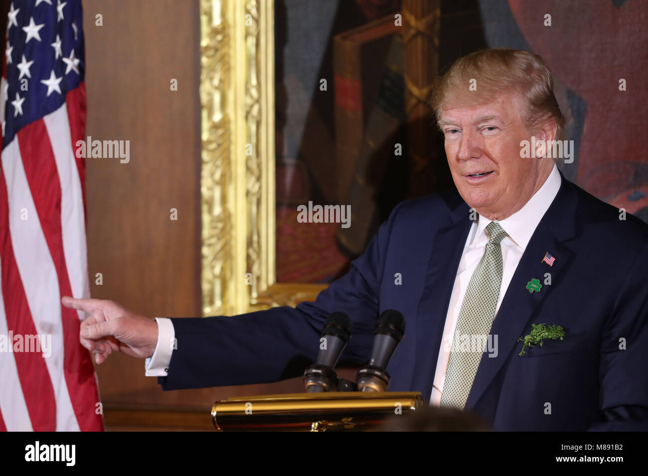 US President Donald Trump during the Speaker's Lunch at Capitol Hill in ...