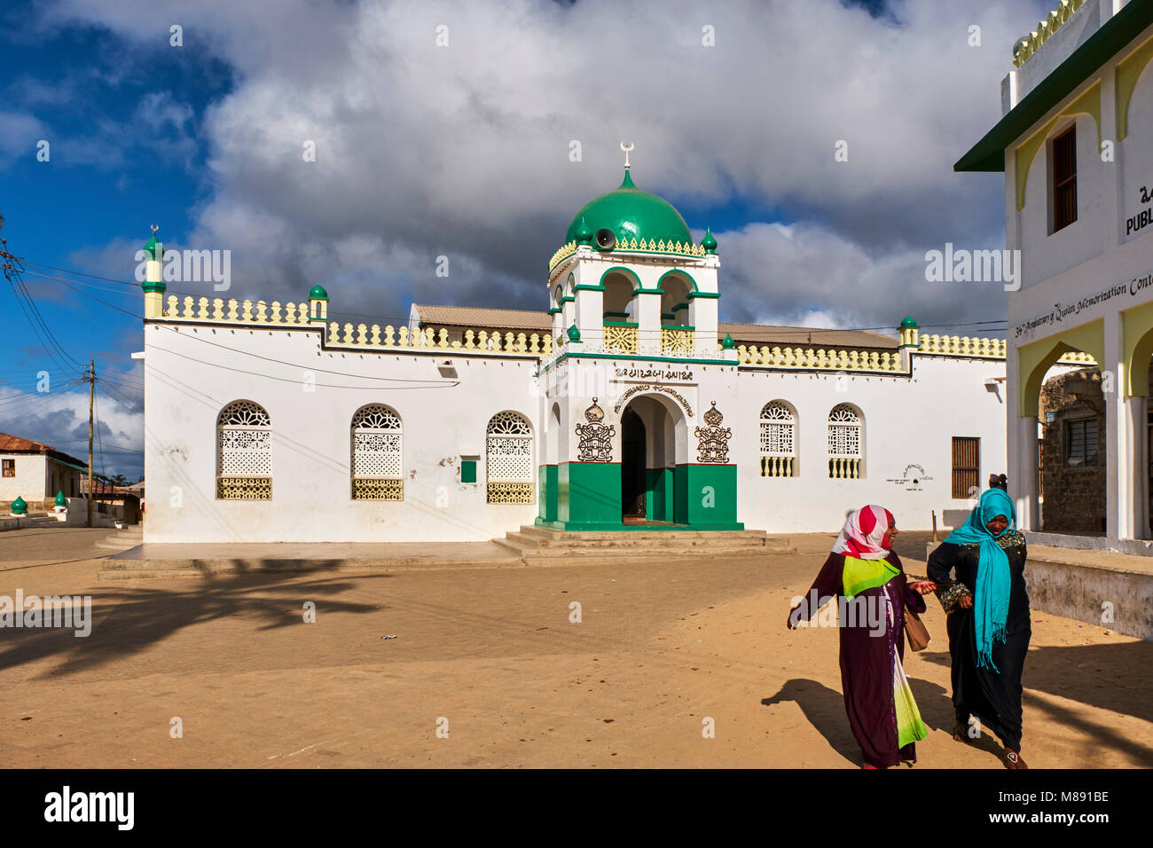 Kenya, Lamu island, Lamu town, Unesco world heritage, Riyadha mosque ...