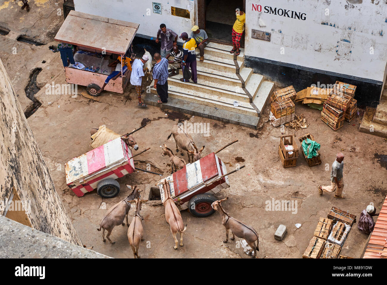 Kenya, Lamu island, Lamu town, Unesco world heritage Stock Photo - Alamy
