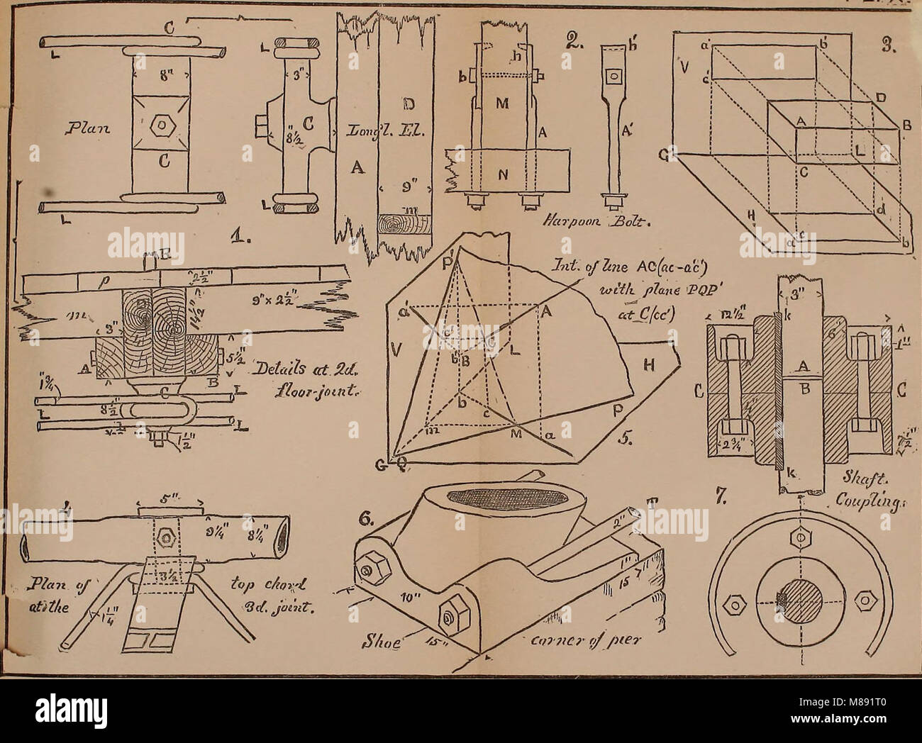 Elements of plane and solid free-hand geometrical drawing, with ...