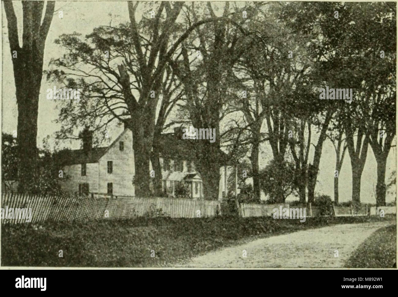 The 1900 photograph of the Ellsworth Mansion, the former home of Oliver ...