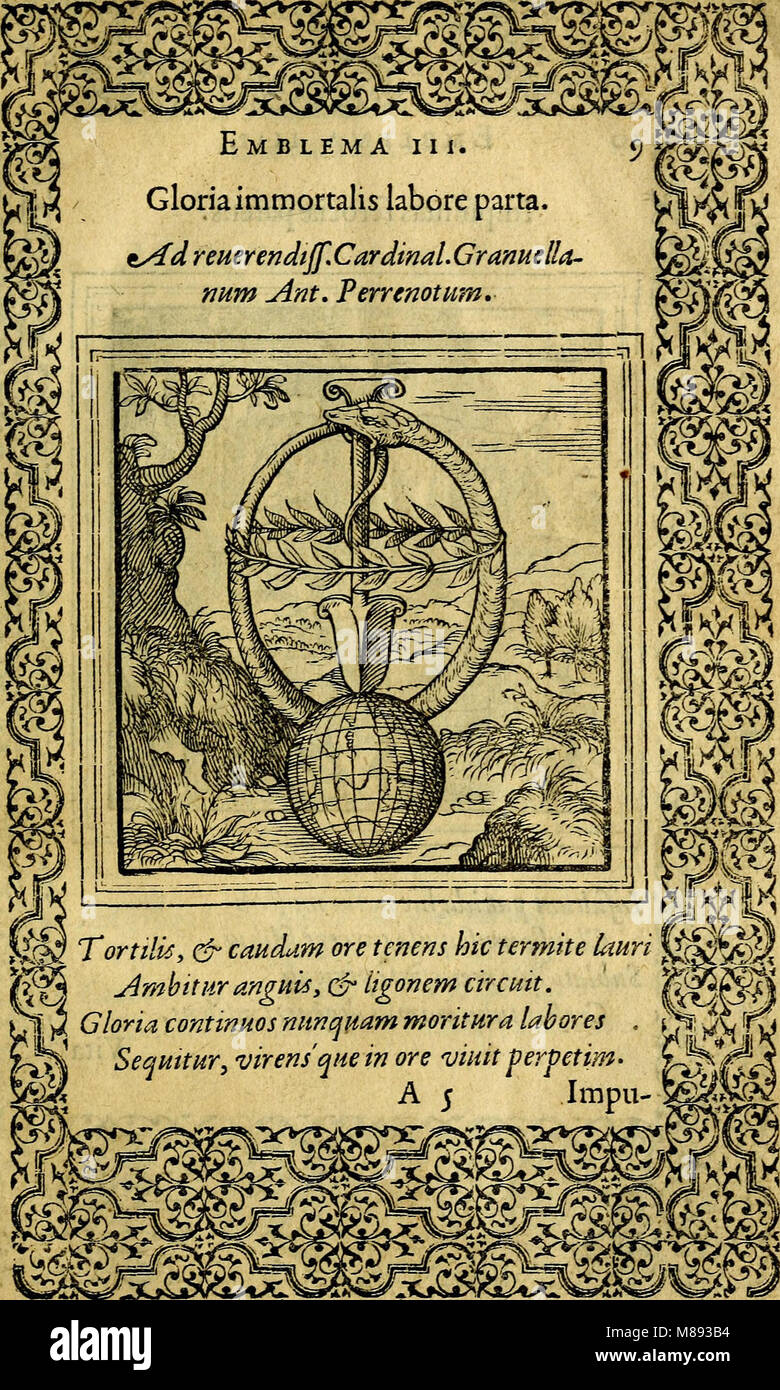 Emblemata (1565) (14746604791 Stock Photo - Alamy