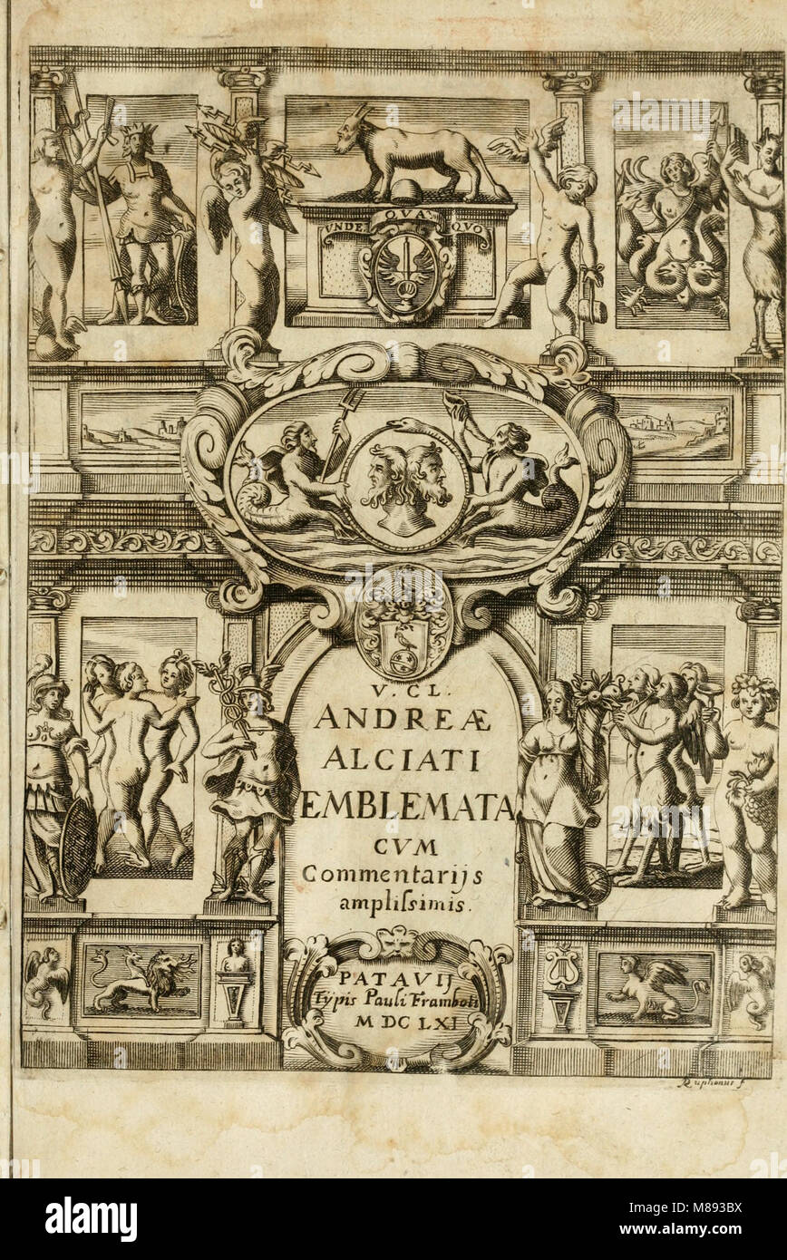 'Emblemata' (1661) is a collection of symbolic and allegorical images ...