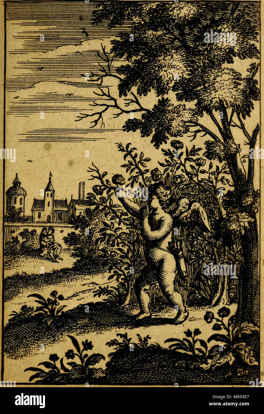 This 1690 work presents love emblems accompanied by poetic ...