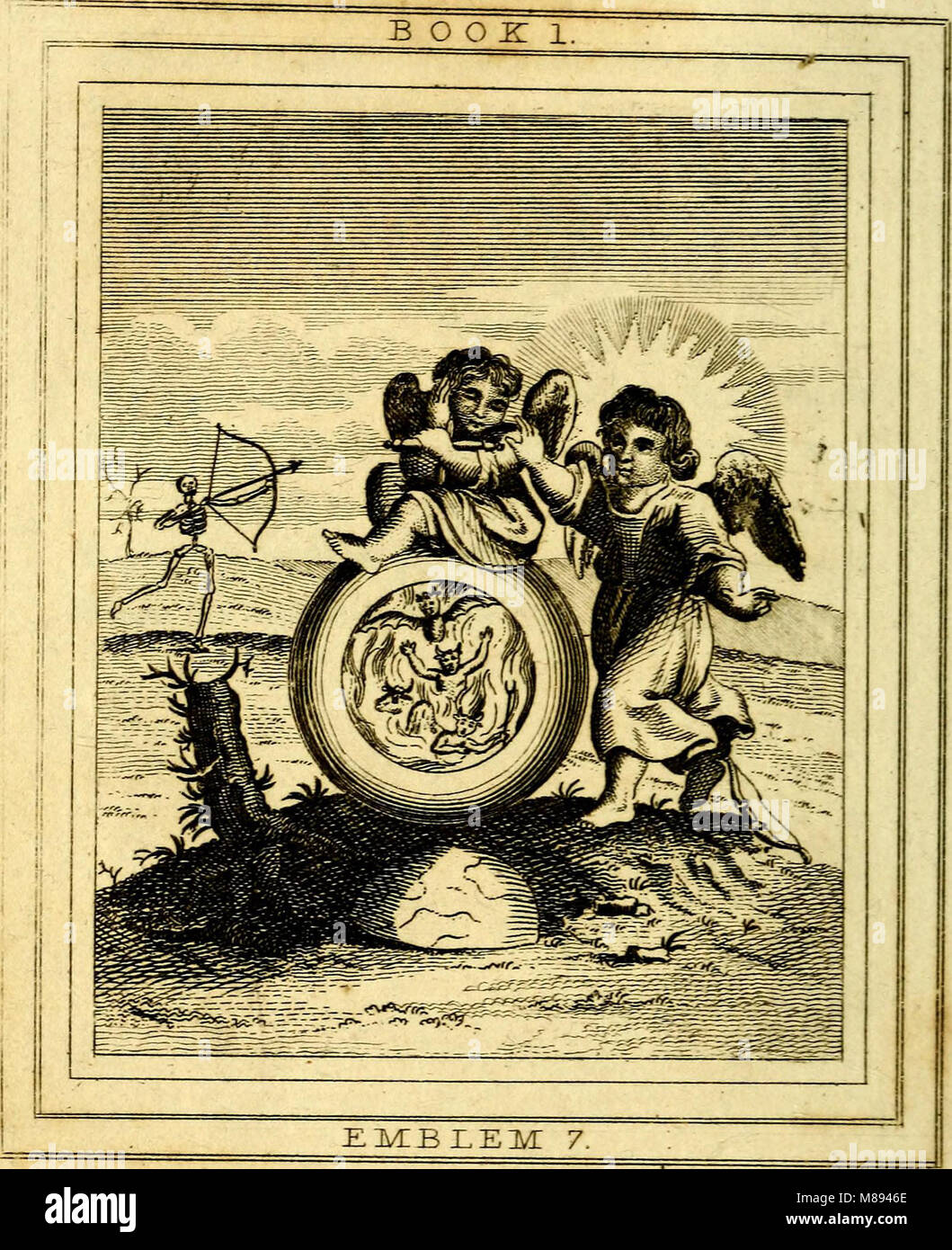 A 1824 work exploring the use of emblems in conveying divine and moral ...