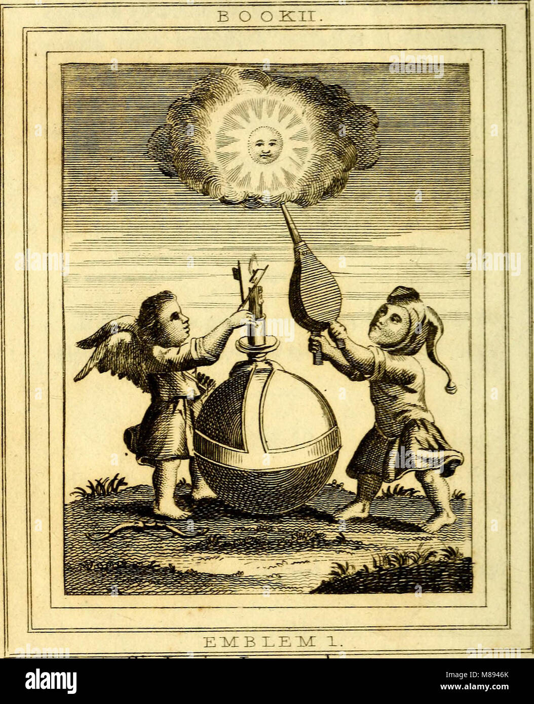 Emblems, divine and moral (1824) (14749735792 Stock Photo - Alamy