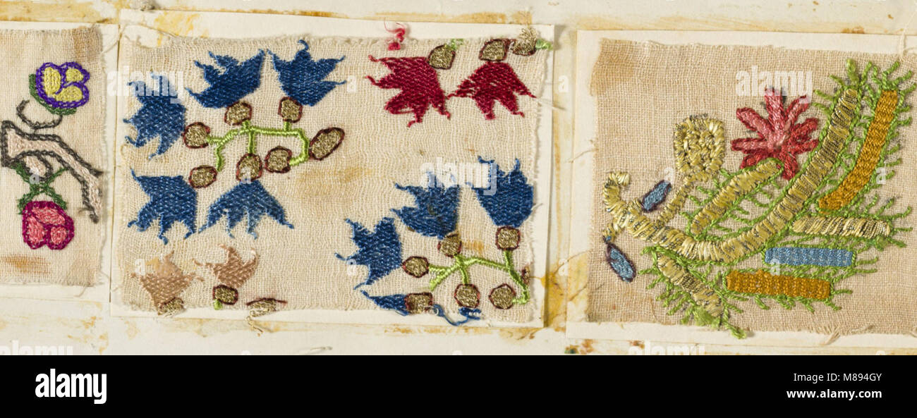 Sample embroidery book hi-res stock photography and images - Alamy