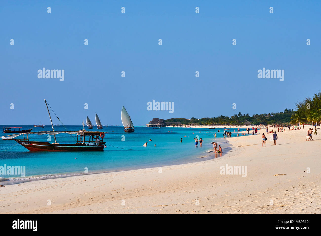 Tanzania, Zanzibar island, Unguja, Nungwi beach Stock Photo - Alamy