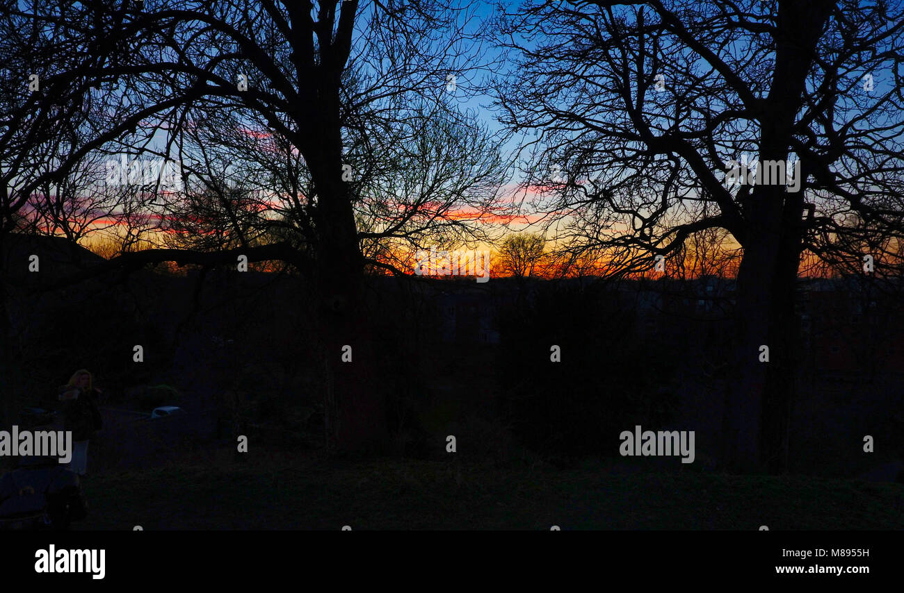 Beautiful shot sunset sky over hi-res stock photography and images - Alamy