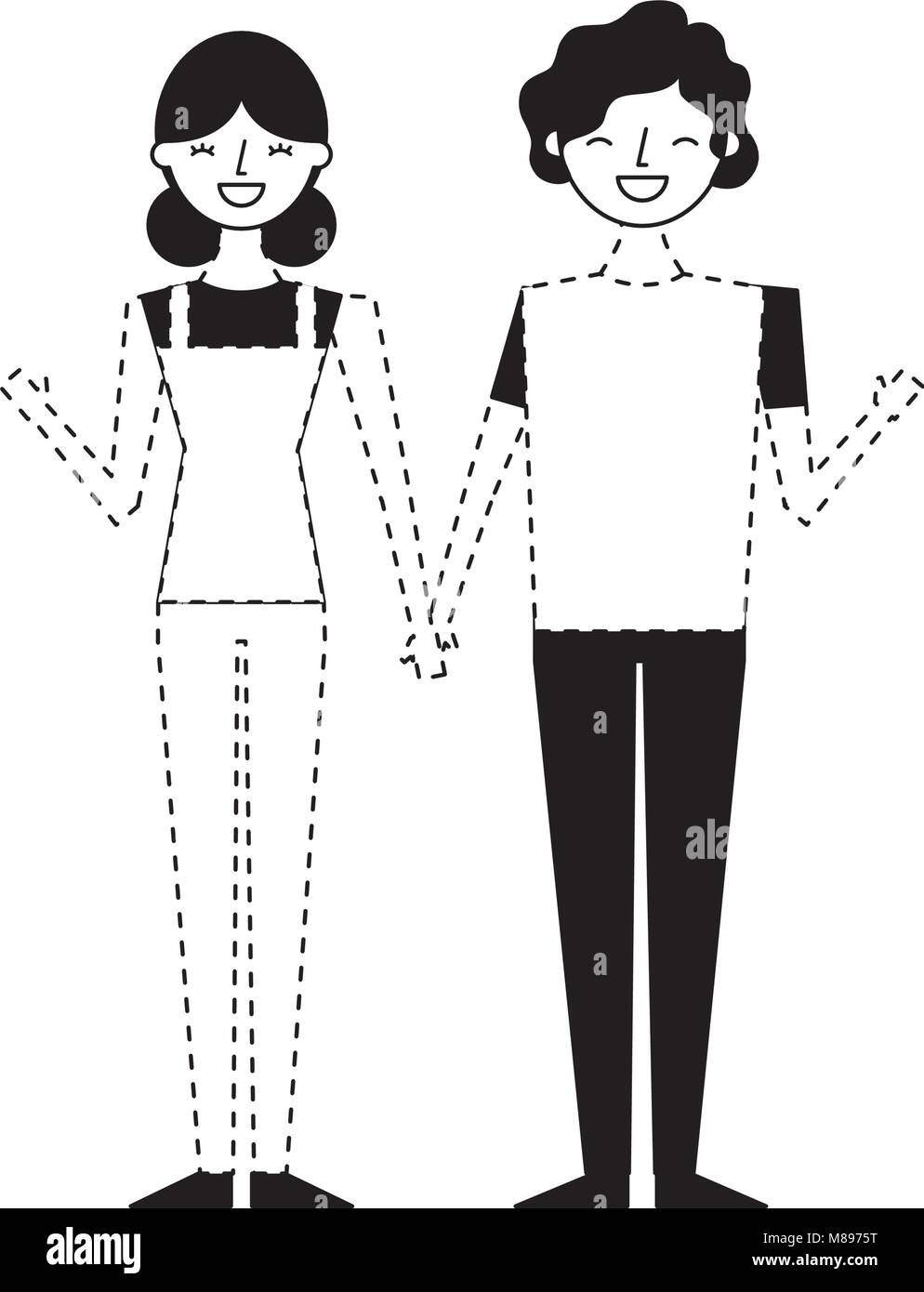 Dotted Line Cut Out Stock Images & Pictures - Alamy