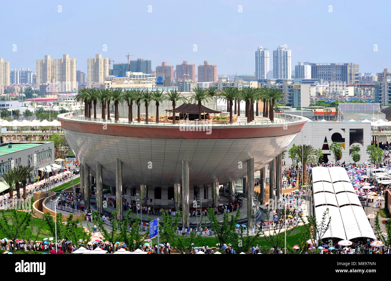 Saudi Arabia pavilion at the Shanghai World Expo in 2010 Stock Photo ...