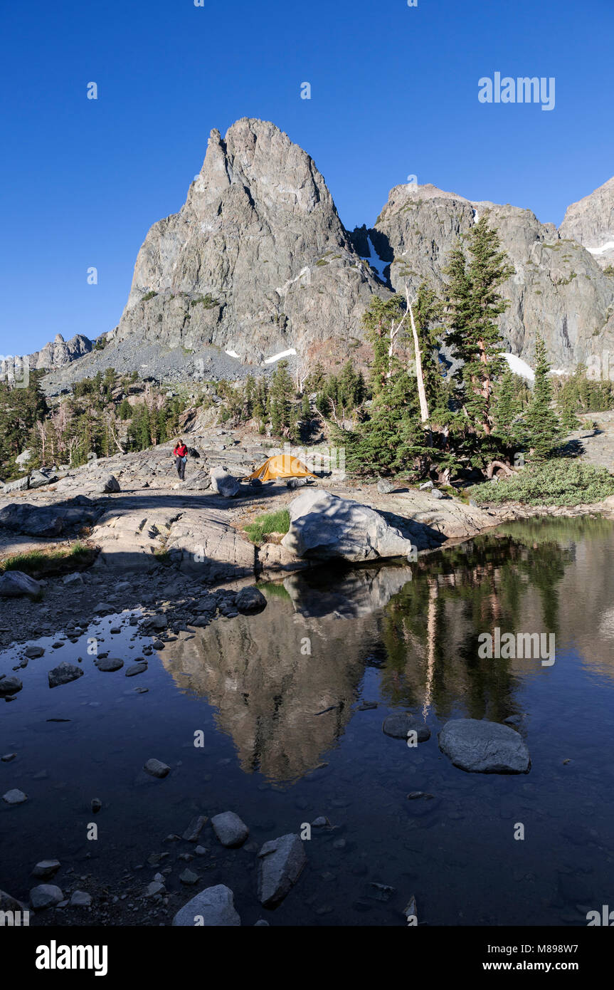 CA02925-00...California - Campsite in the Minaret Mountains, Ansel ...