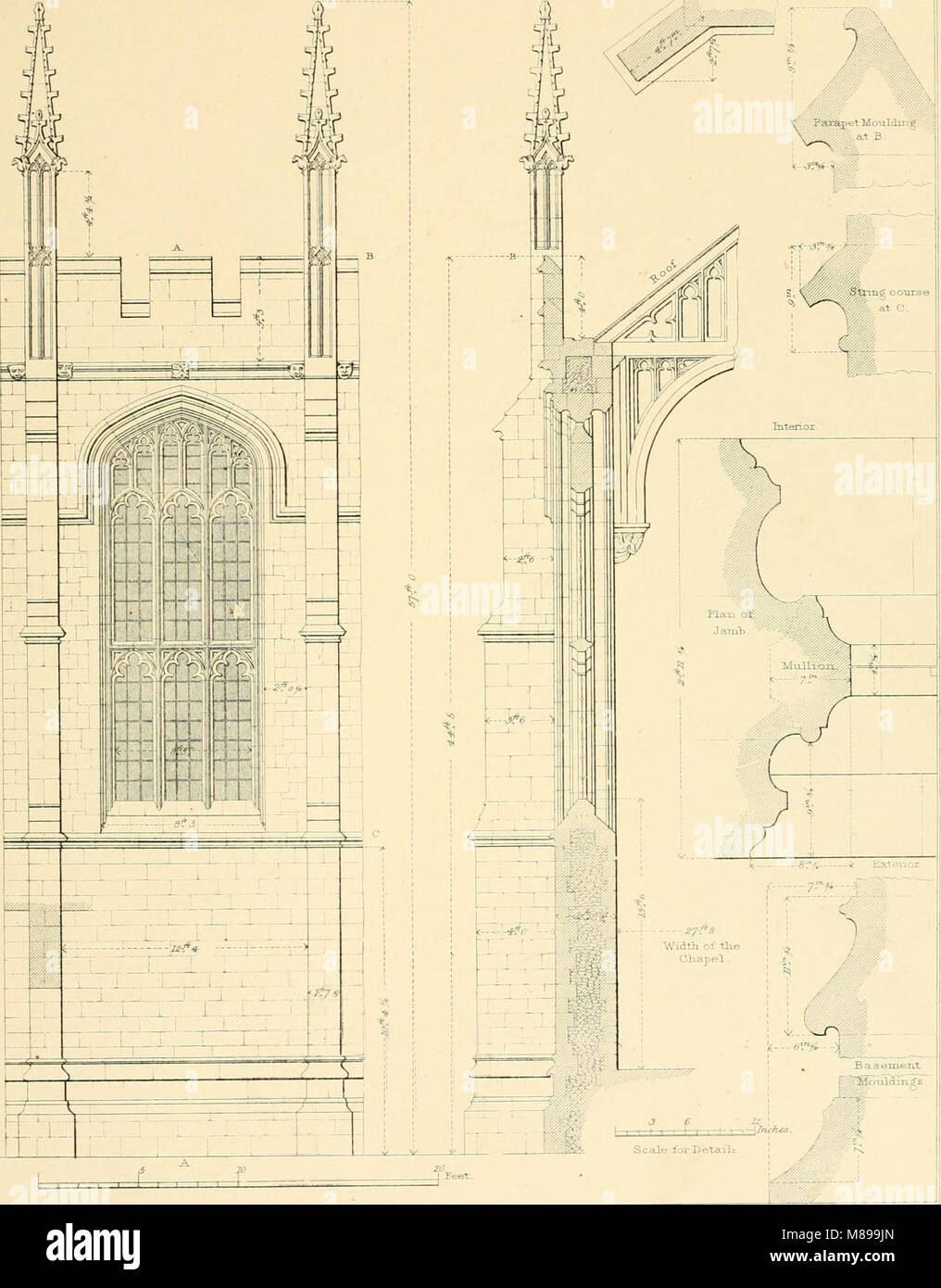 This work presents examples of Gothic architecture, showcasing plans ...