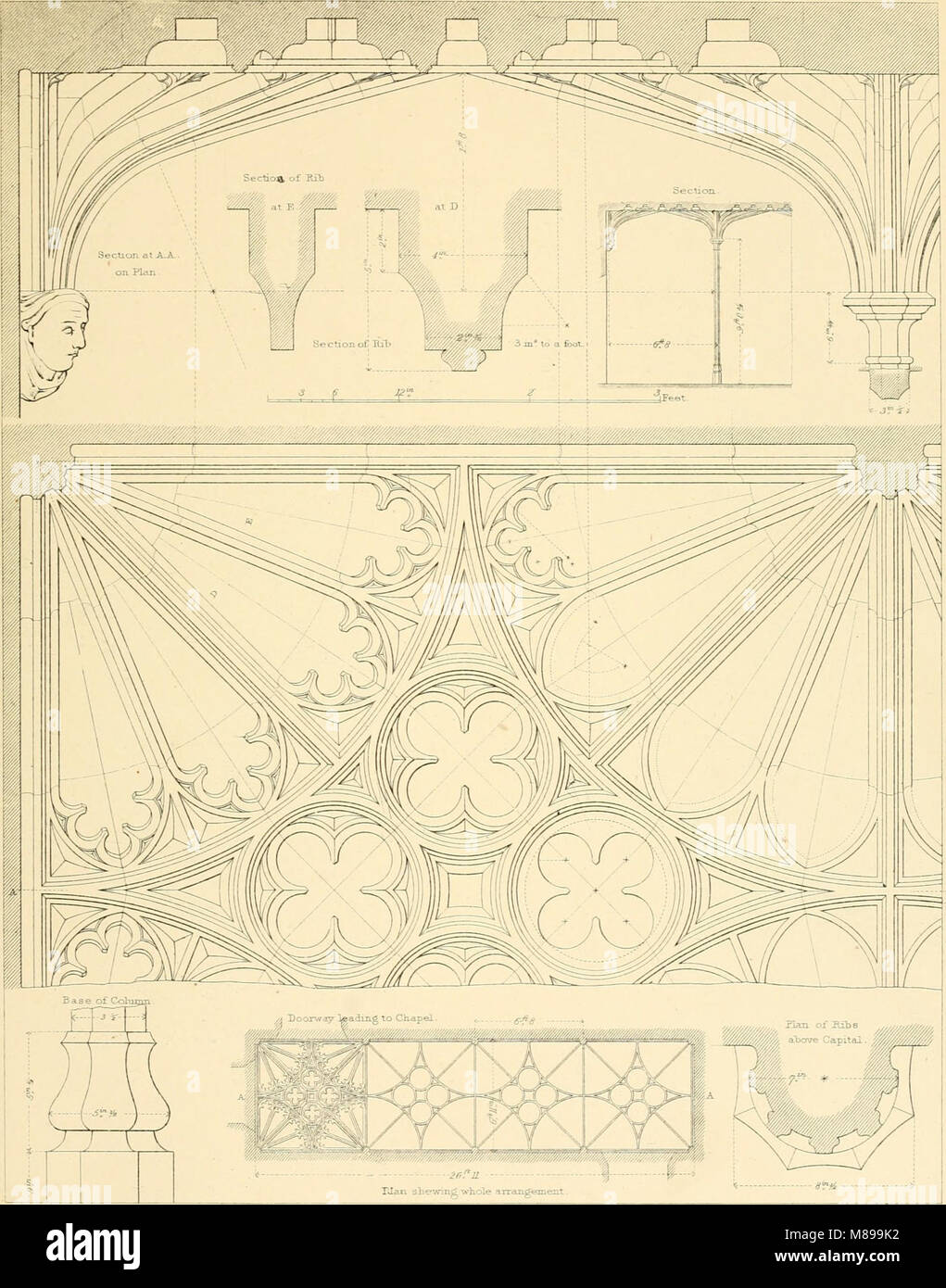 Examples of Gothic architecture - selected from various ancient ...