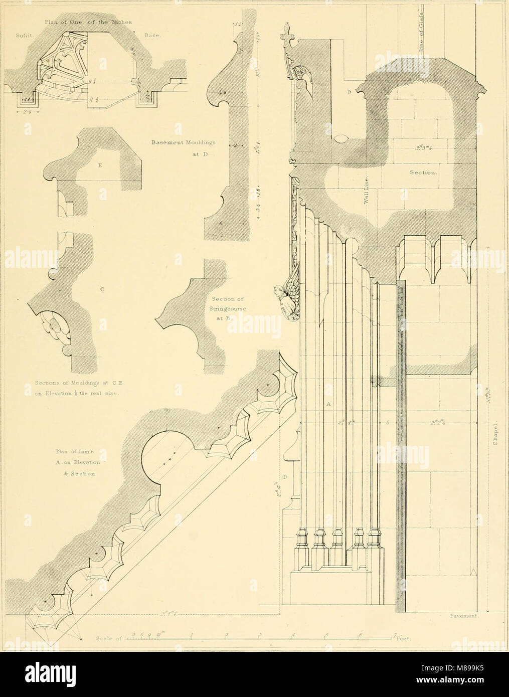 Examples of Gothic architecture - selected from various ancient ...