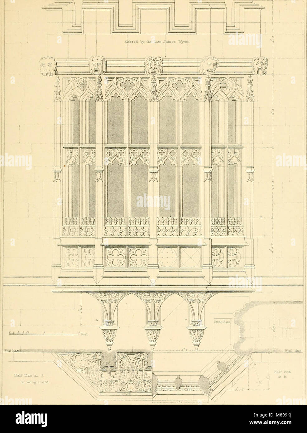 This work features examples of Gothic architecture in England ...