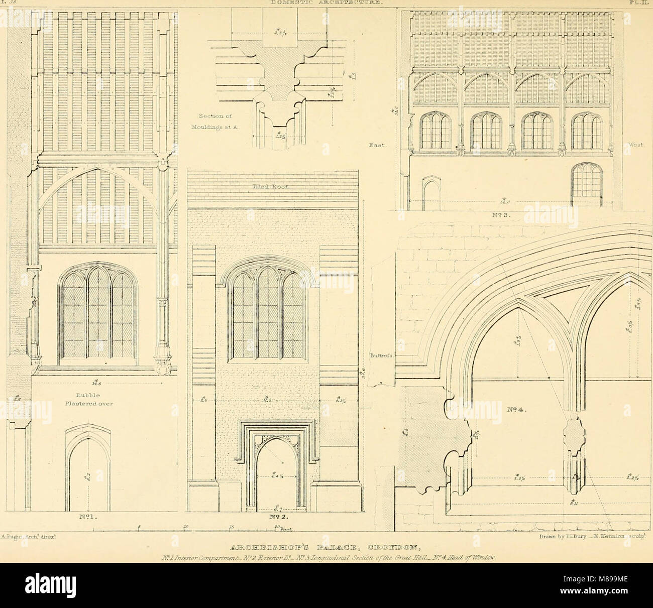 Examples of Gothic architecture - selected from various ancient ...
