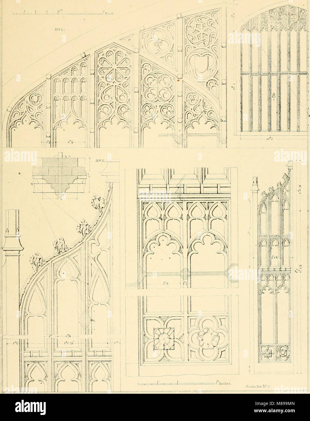 Examples of Gothic architecture - selected from various ancient ...