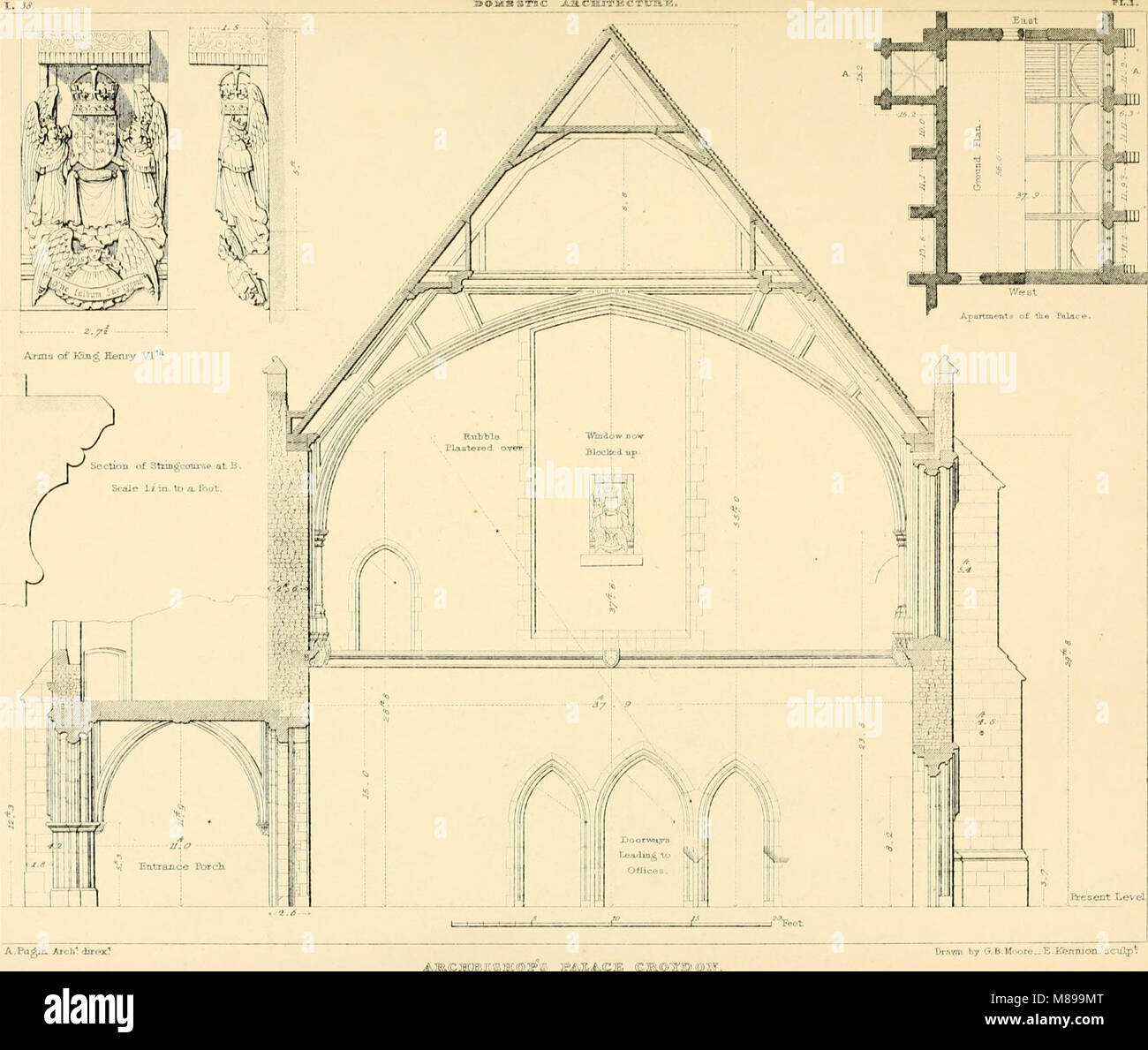 Examples of Gothic architecture - selected from various ancient ...