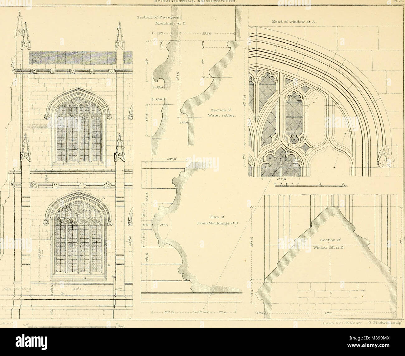 Examples of Gothic architecture - selected from various ancient ...