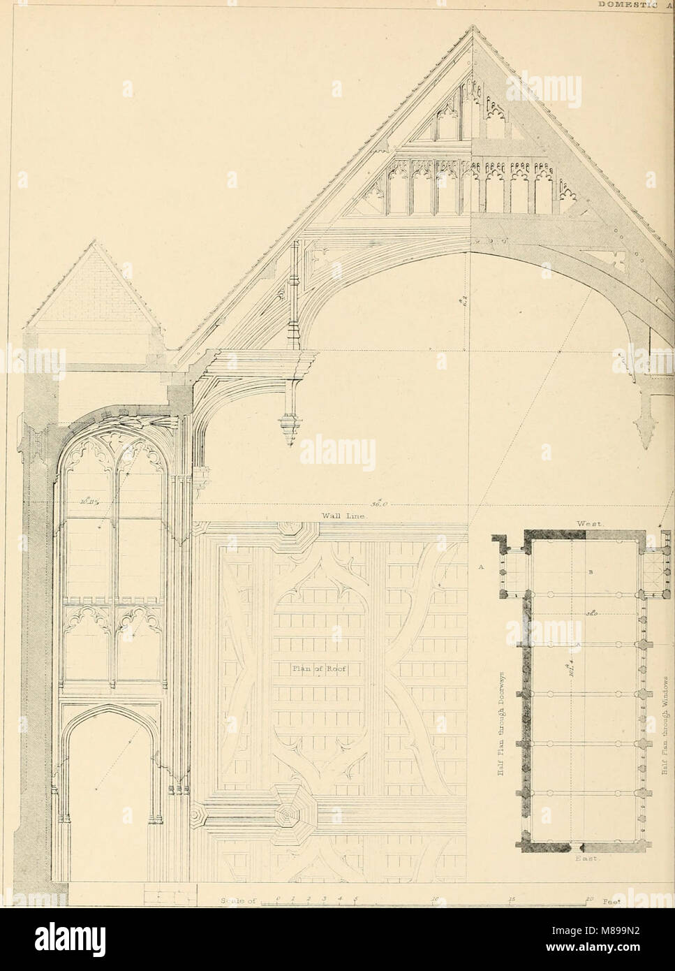 This work provides detailed illustrations and architectural plans of ...