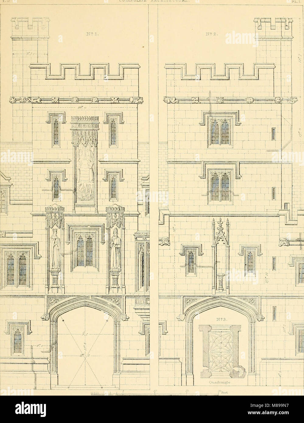 Examples of Gothic architecture - selected from various ancient ...