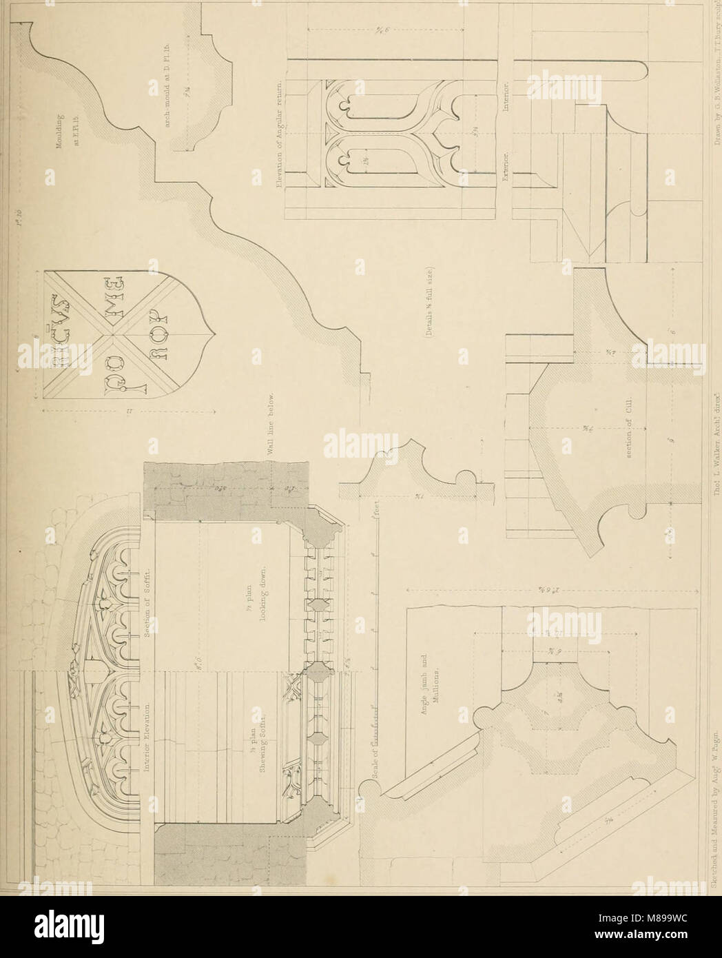 This work presents examples of Gothic architecture from ancient English ...