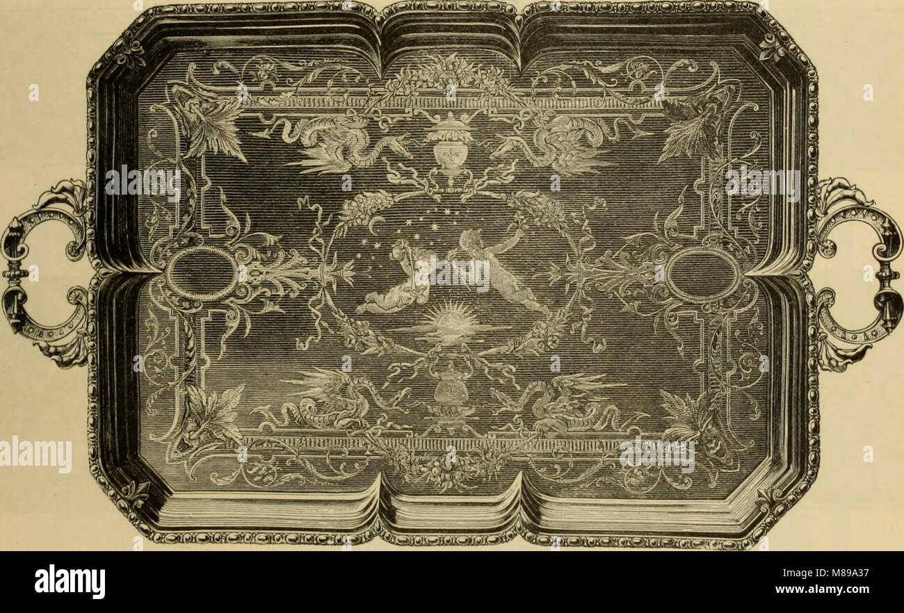 This 1875 publication showcases examples of household design and decor ...