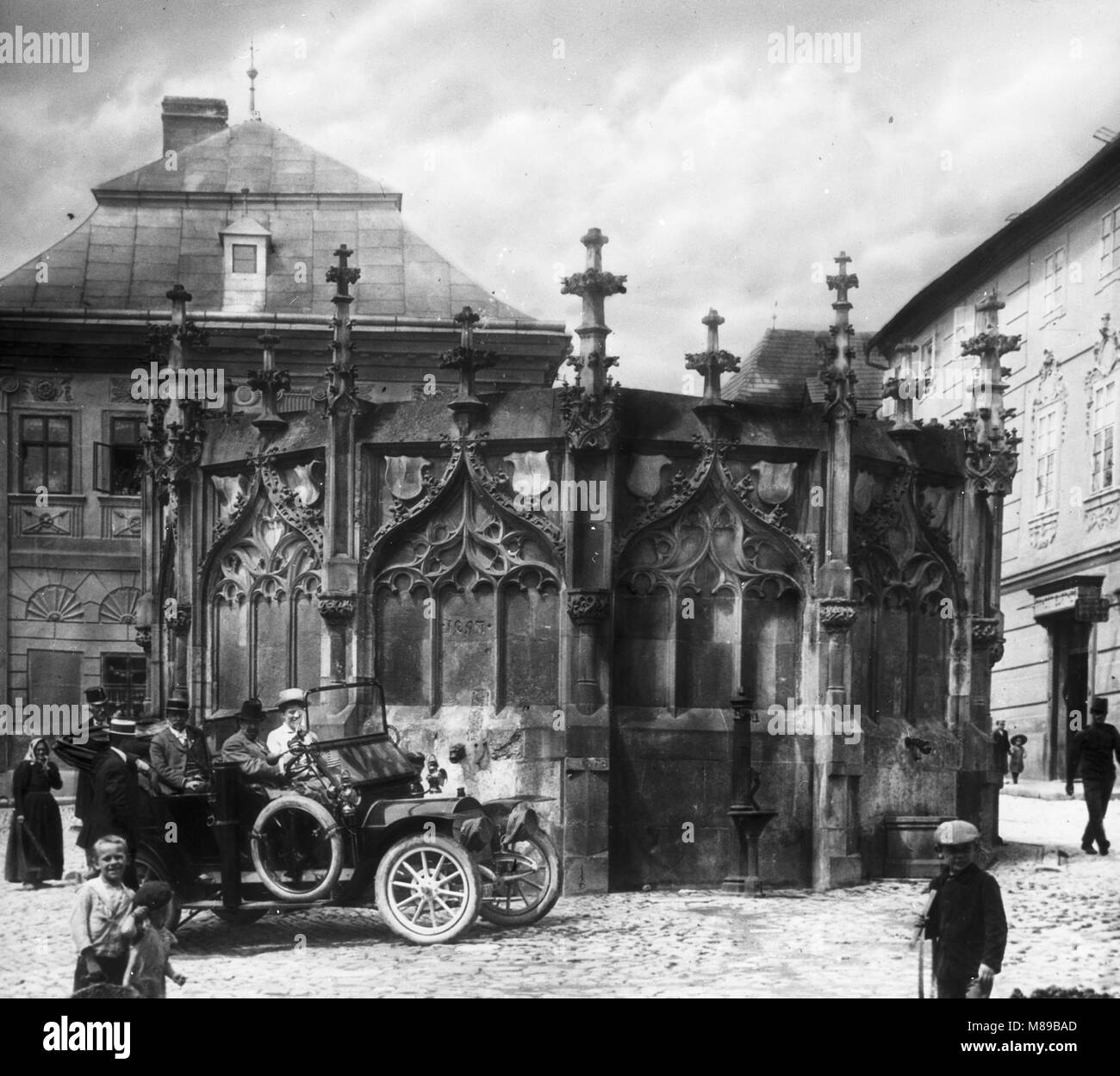 Medieval baptistry Black and White Stock Photos & Images - Alamy