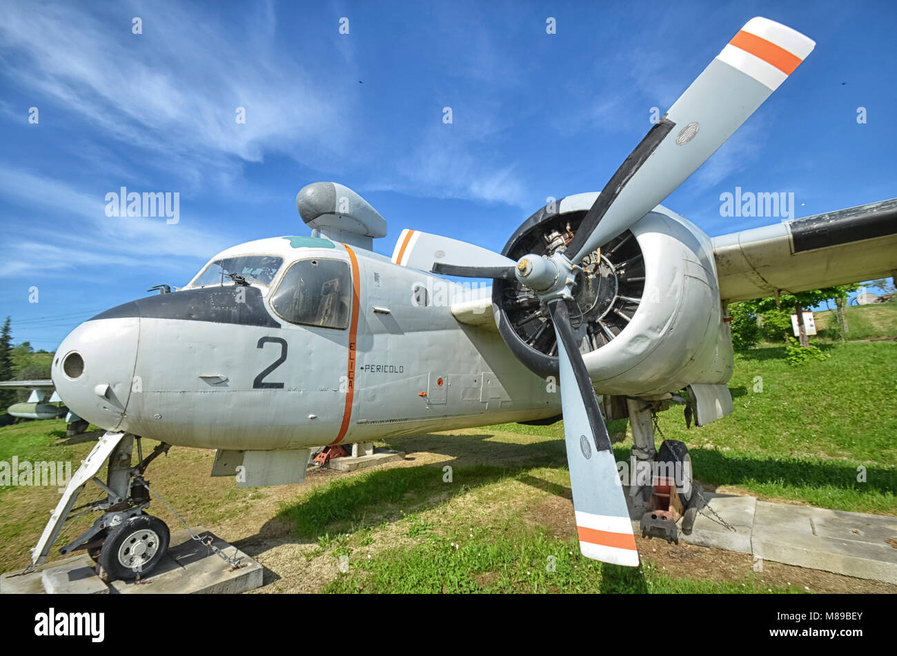 View of a US anti-submarine warfare plane Stock Photo - Alamy