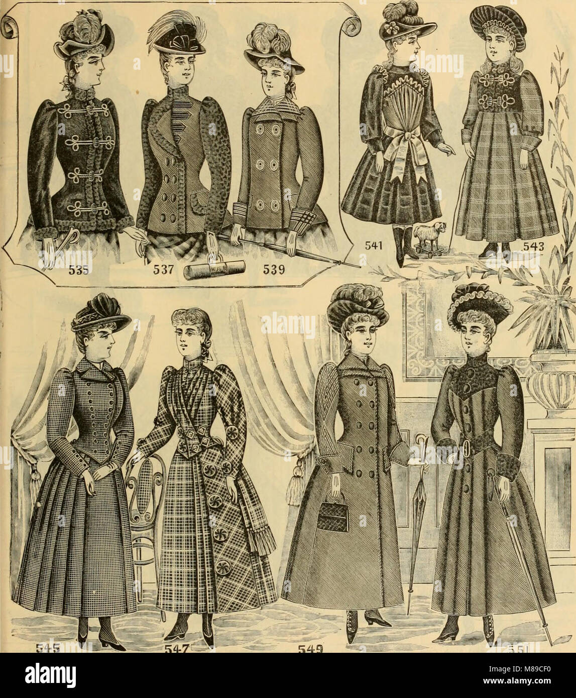 Fall and Winter, 1890-91 Fashion Catalogue - H. O'Neill and Co. (1890 ...