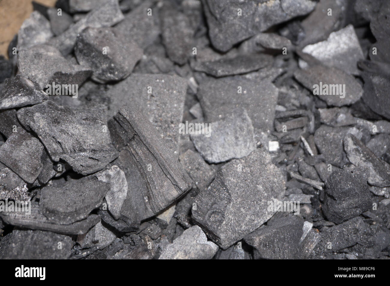 Coal mineral black cube stone background Stock Photo - Alamy