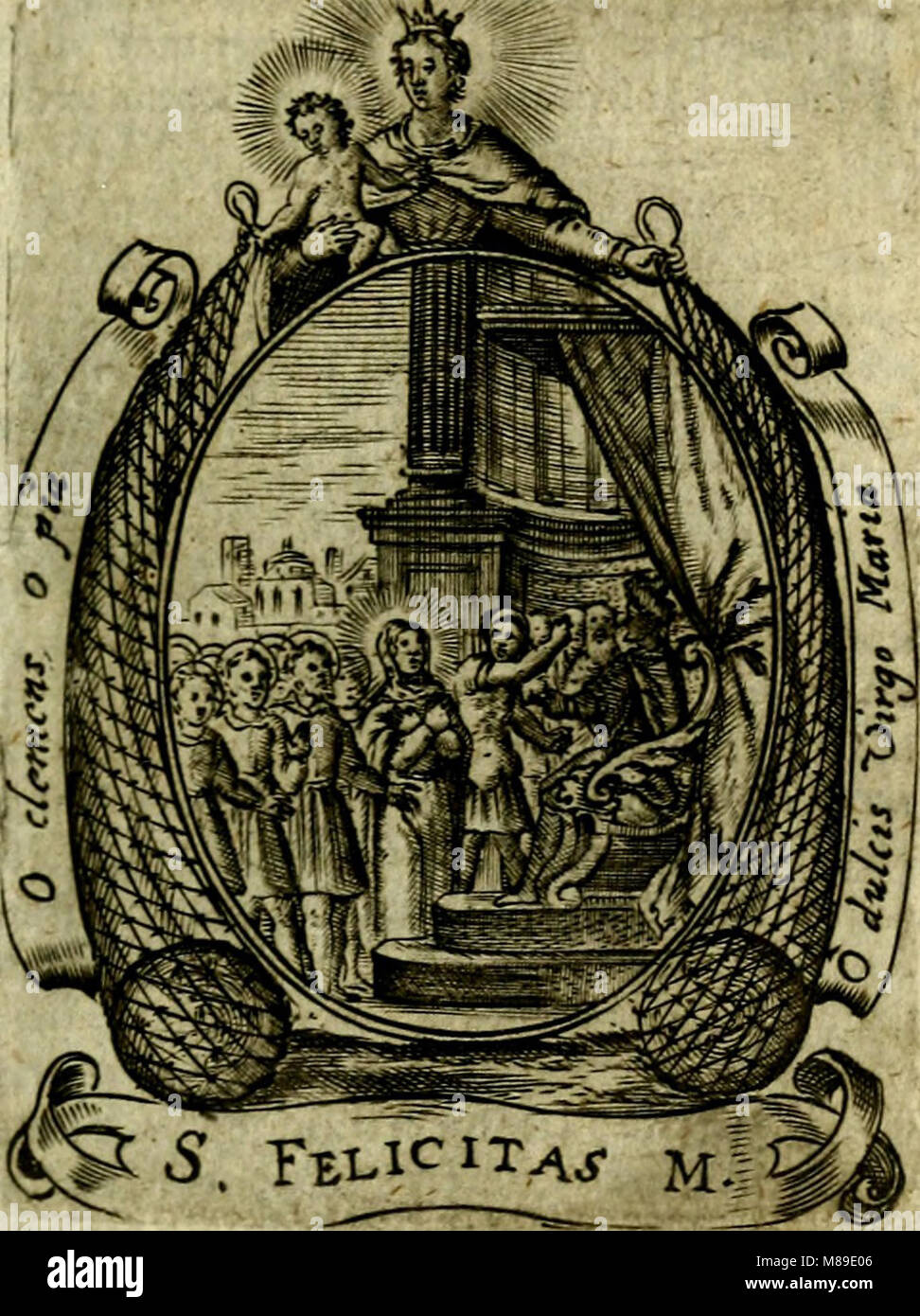Fasti Mariani cum illustrium diuorum imaginib. and elogijs prope DC. in ...