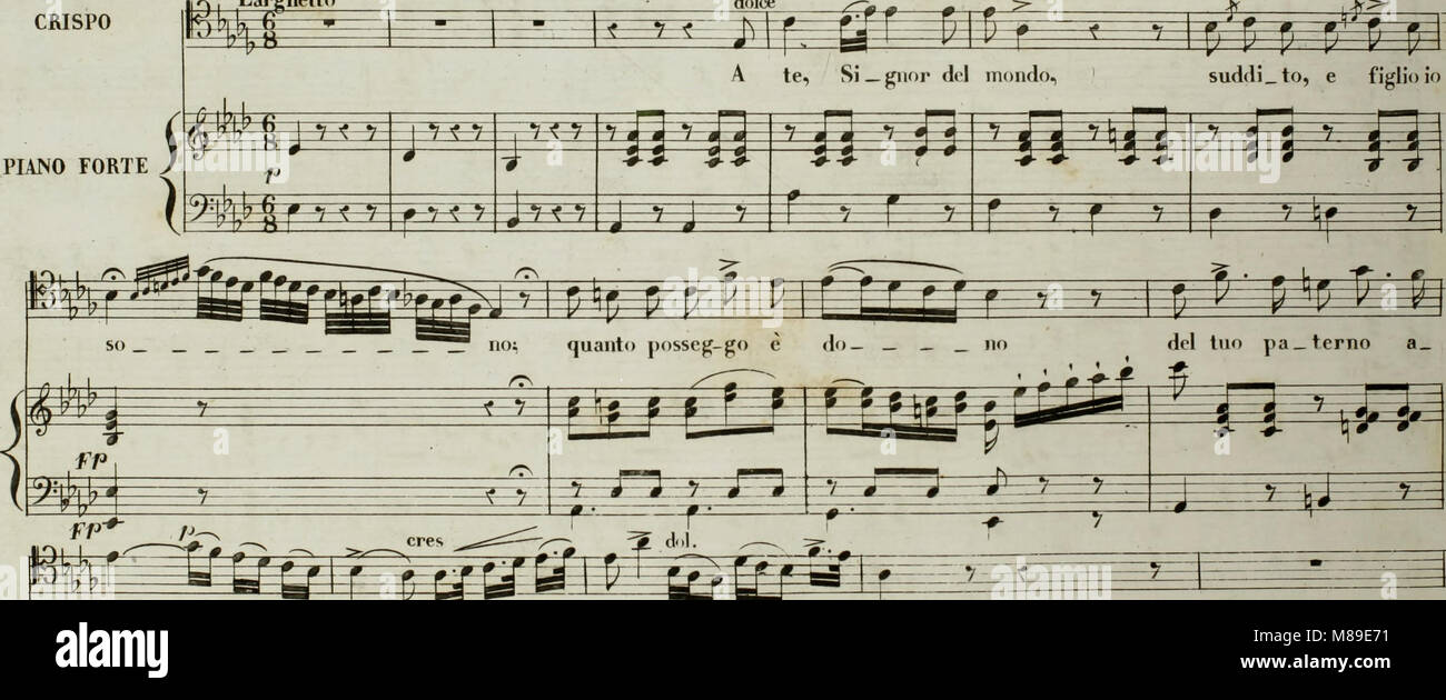 'Fausta - melodramma in due atti' (1830) is an Italian melodrama opera ...