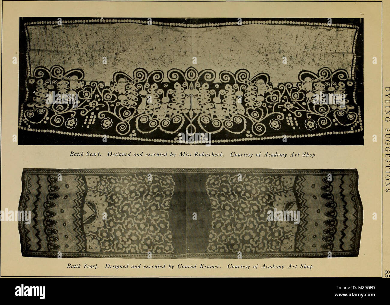 'First Lessons in Batik' (1921) introduces techniques in batik, tie ...