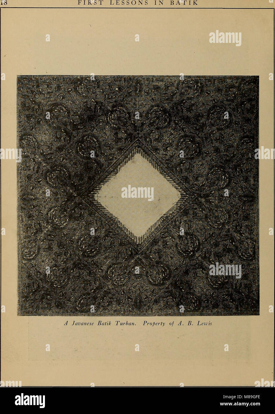 This 1921 handbook introduces the art of batik, tie-dyeing, and pattern ...